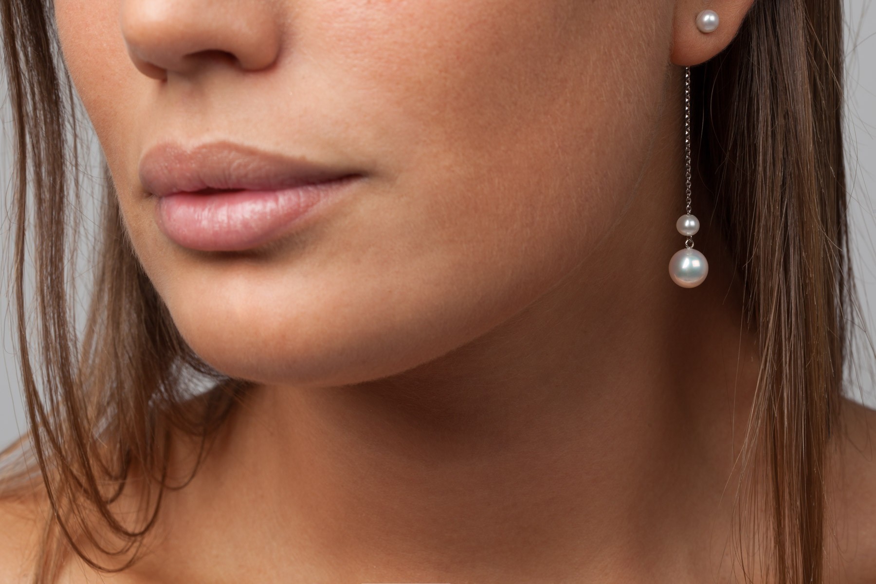 Orecchini con perle pendenti | Nicolini Atelier